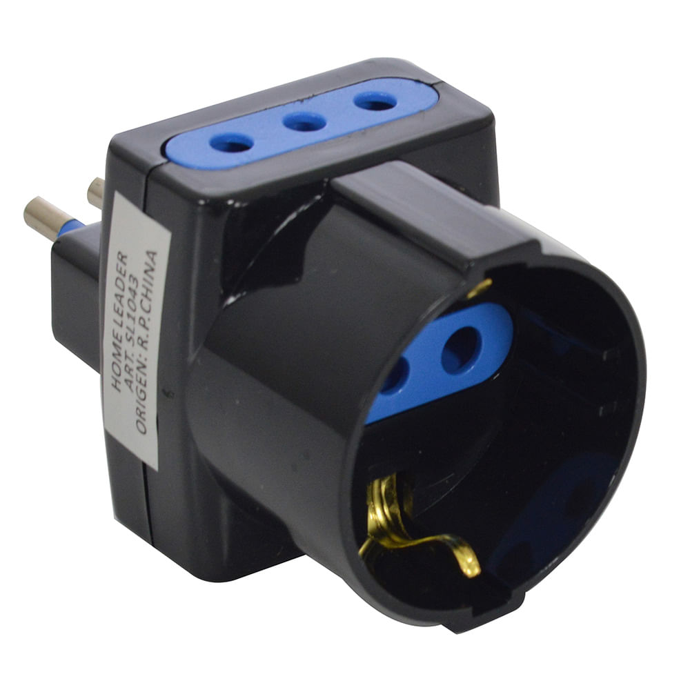 Adaptador schuko modular a modular HOME LEADER - devotoweb