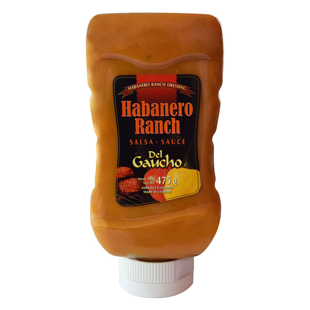 Salsa habanero DEL GAUCHO ranch 475 g - disco