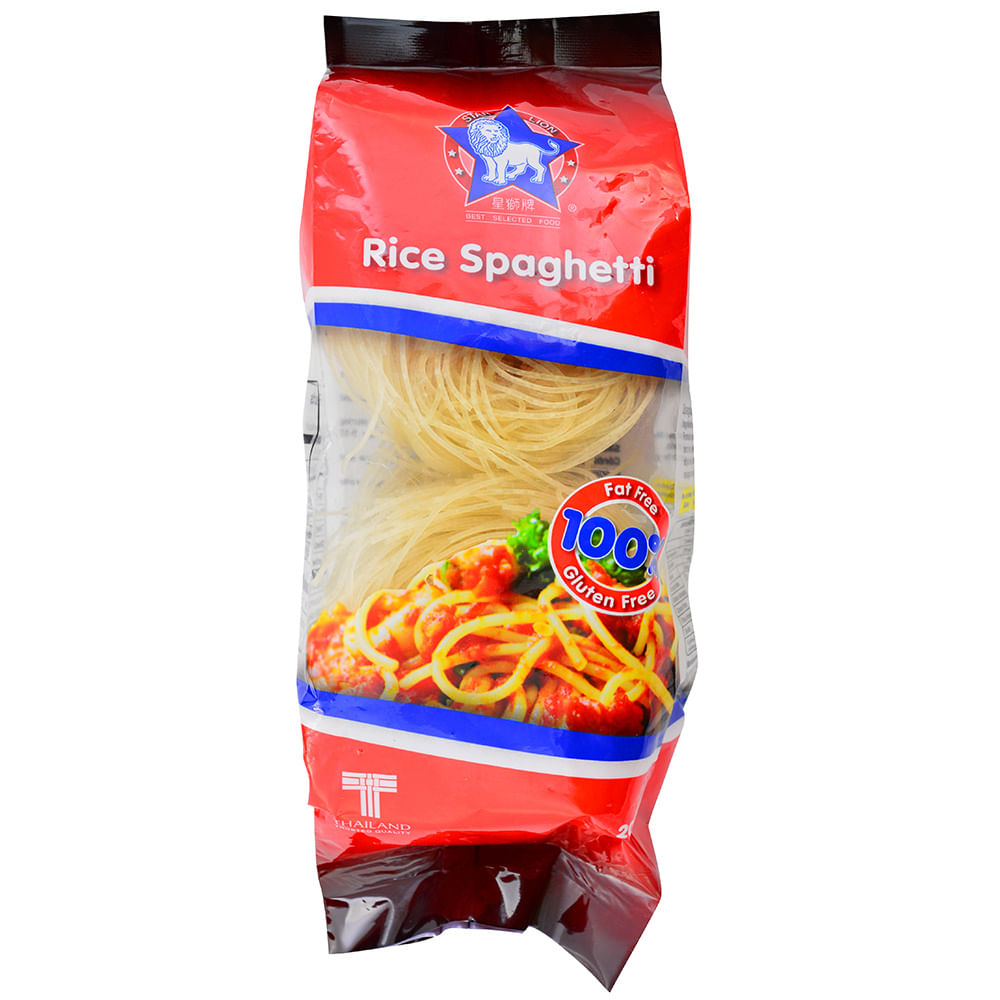 Spaghetti de arroz STAR LION 200 g - devotoweb