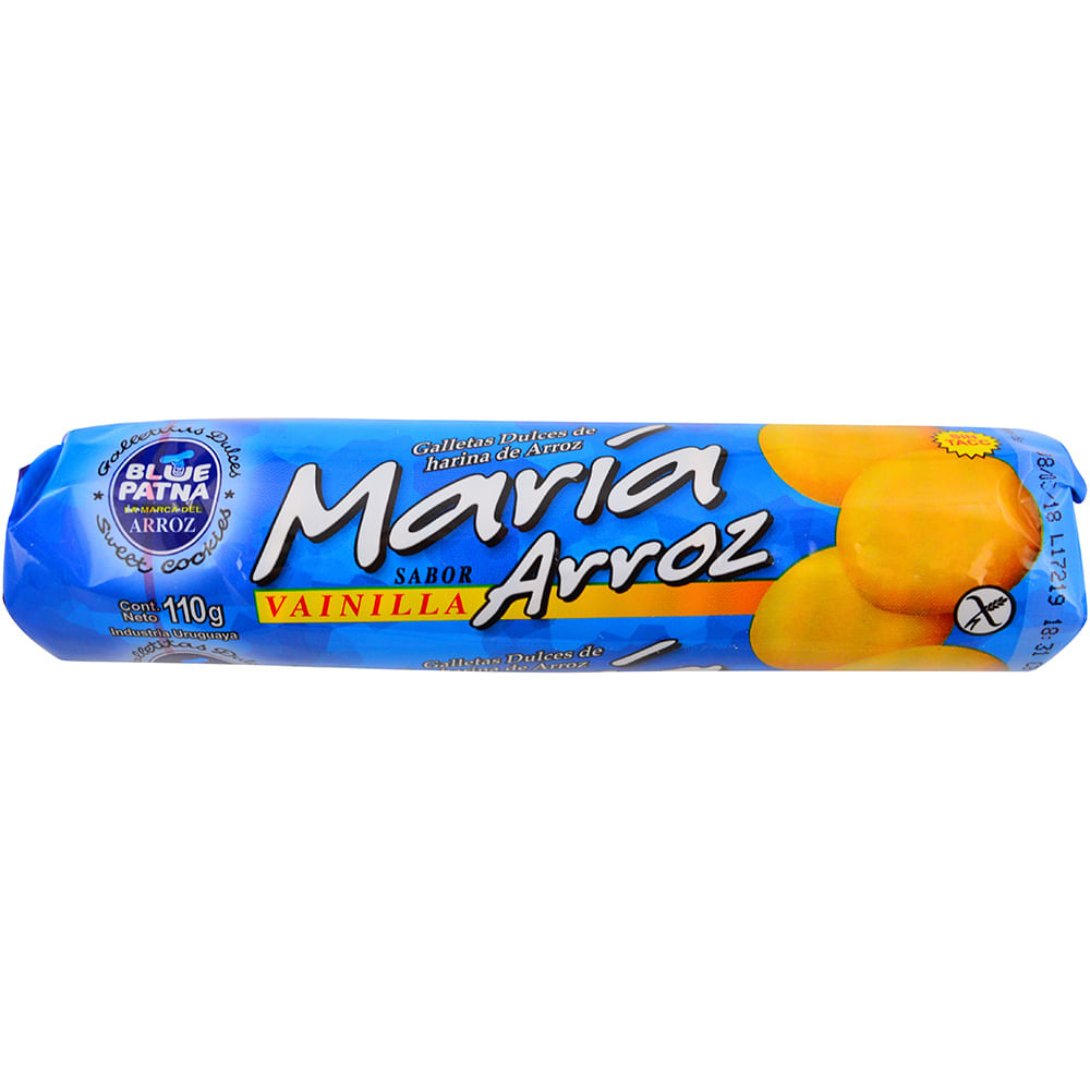 Galleta María arroz vainilla Blue Patna - disco