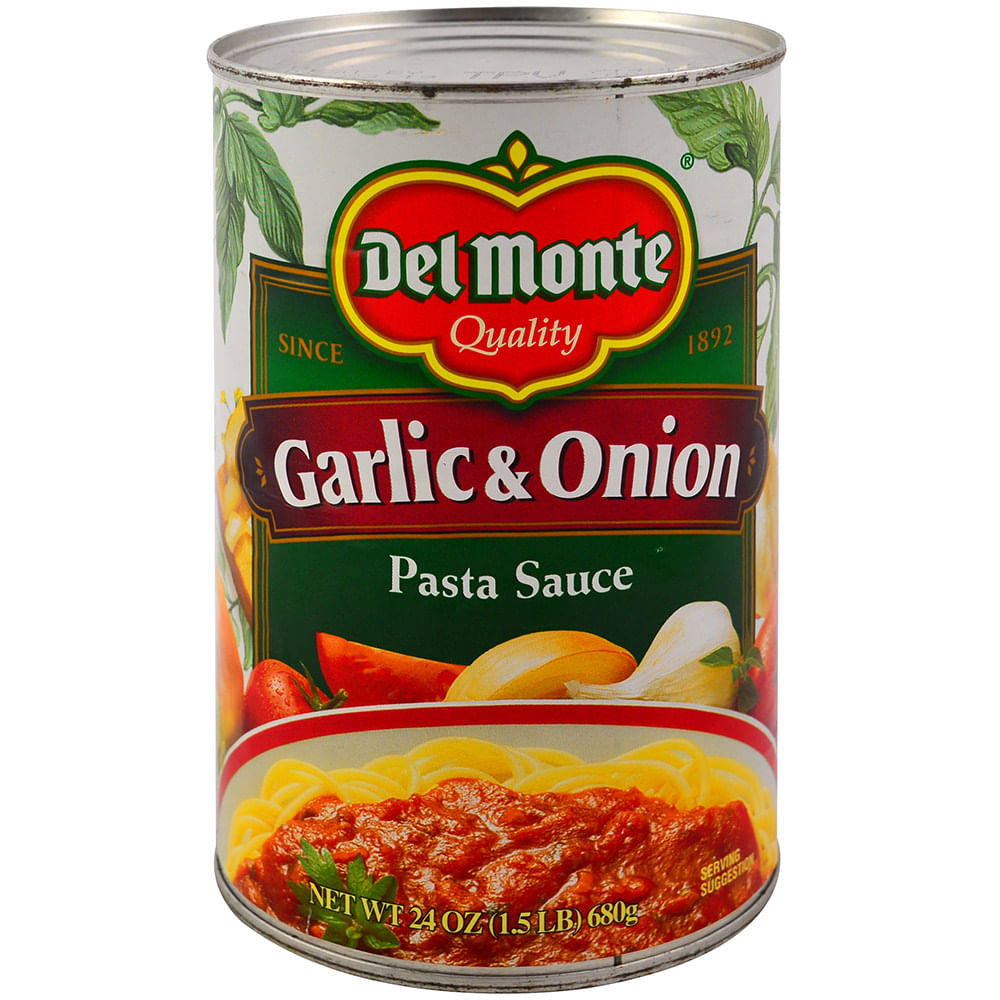 Salsa spaghetti con ajo y cebolla DEL MONTE 680 g - devotoweb