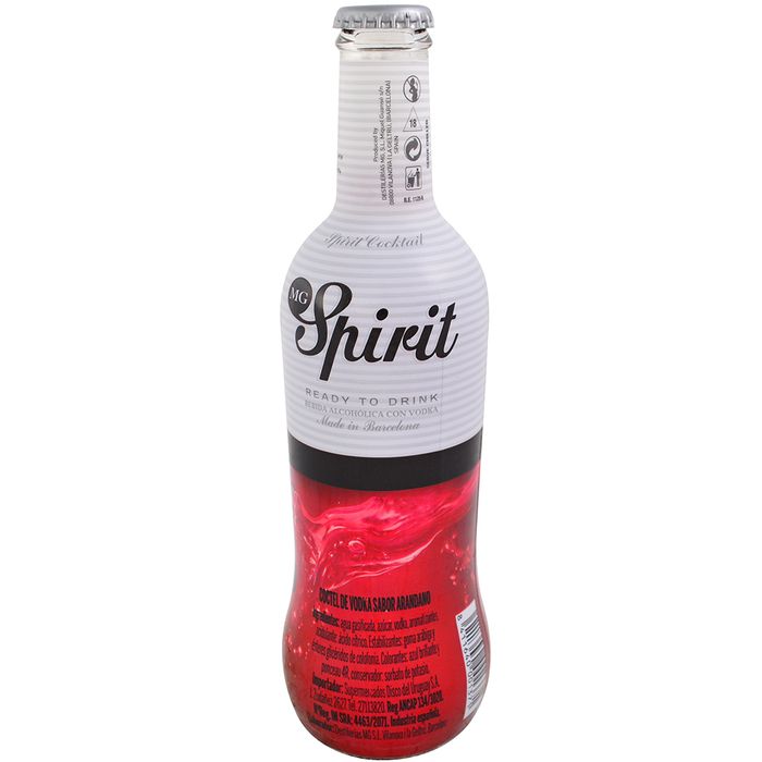 Bebida MG SPIRIT blueberry 275 ml - disco