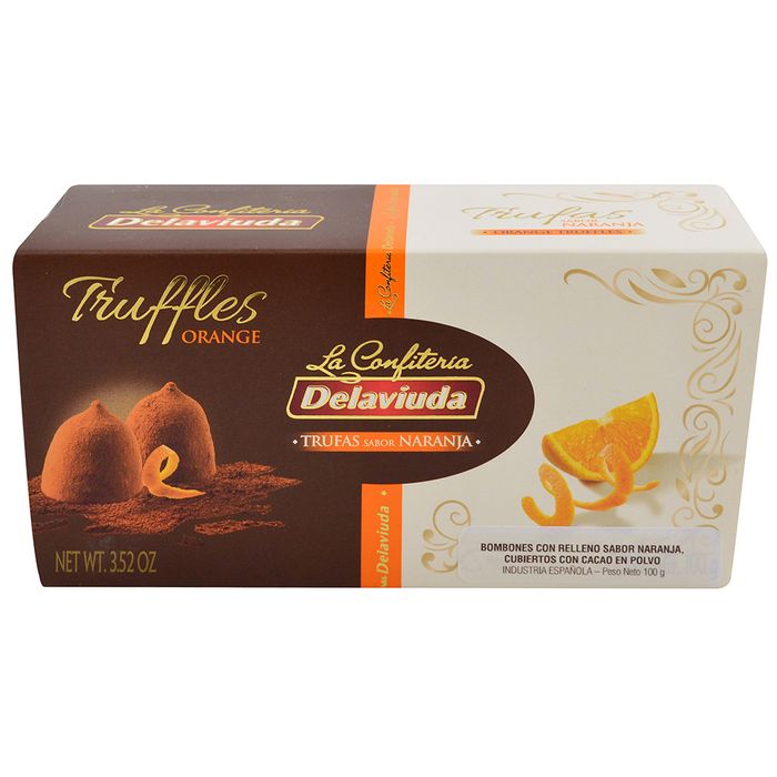 Trufas Delaviuda al cacao con naranja 100g - devotoweb