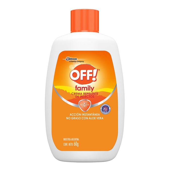 Repelente crema OFF family 60 g - devotoweb