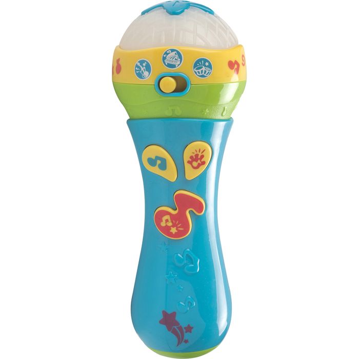 Mi primer micrófono con amplificador, graba y reproduce - disco