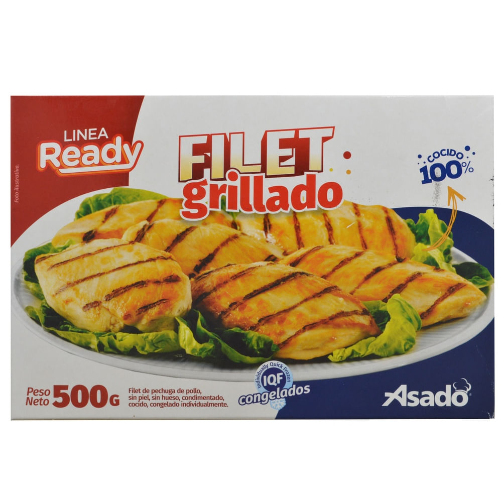 Filet de pollo grillado READY 500 g - devotoweb