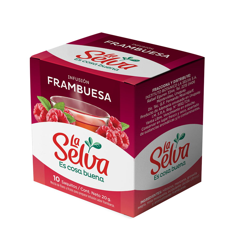 Té LA SELVA frambuesa x 10 un. - devotoweb