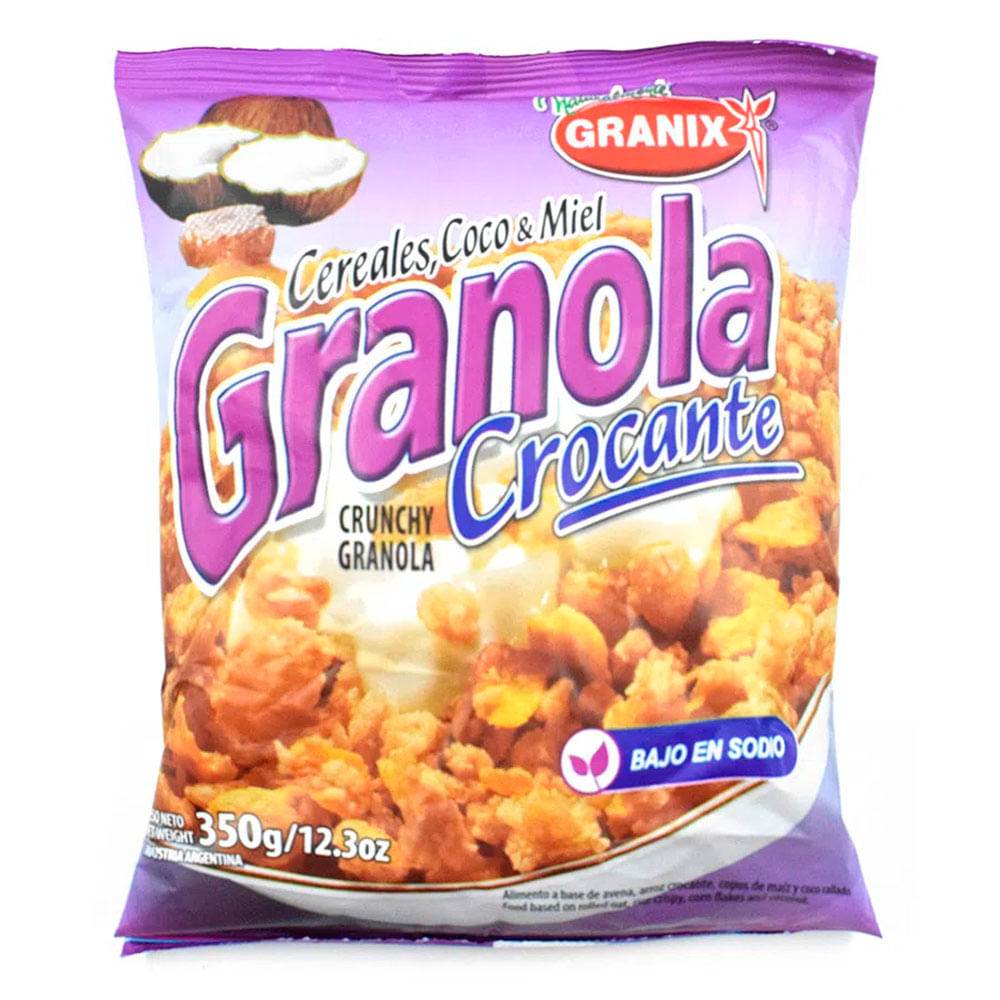 Granola GRANIX Crocante 350 g - grupodiscouruguay