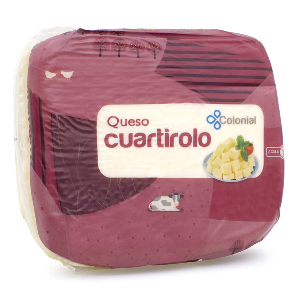 Queso cuartirolo fracción COLONIAL 500 g - disco