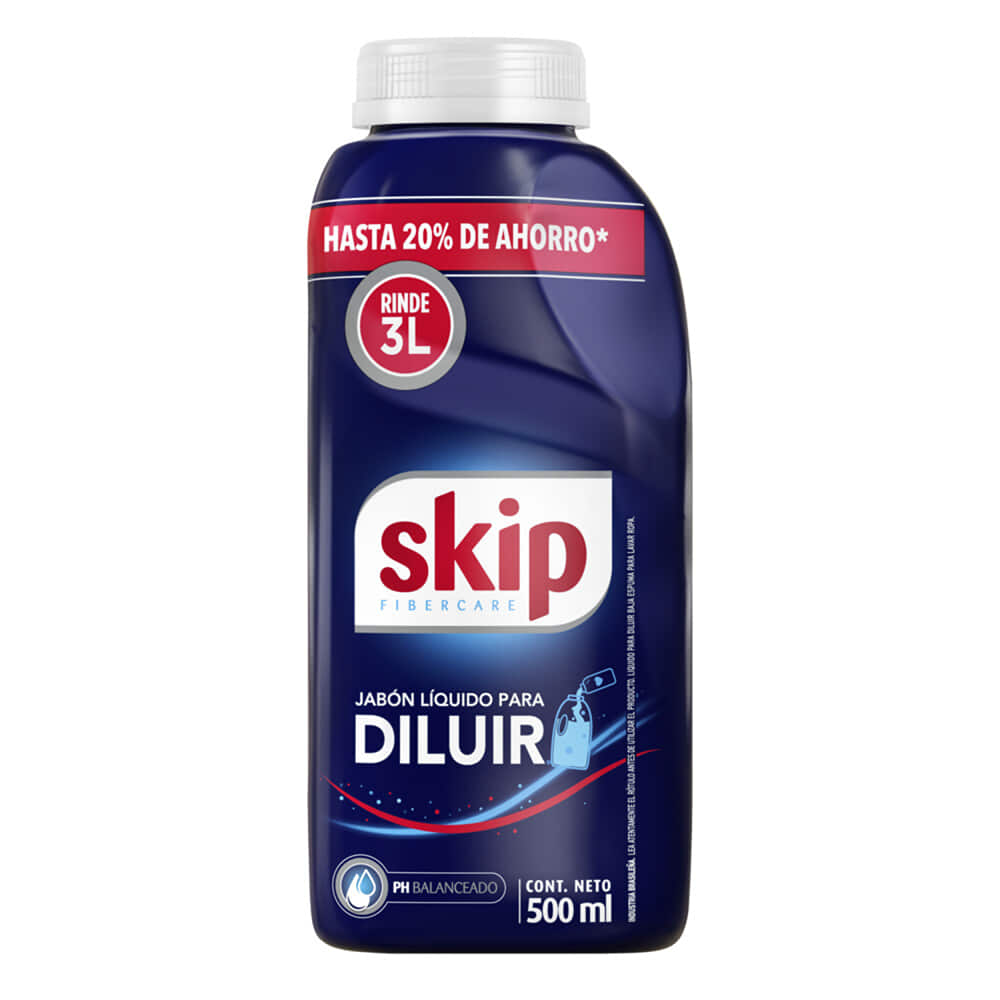 Pack detergente SKIP diluir botella + botella - devotoweb