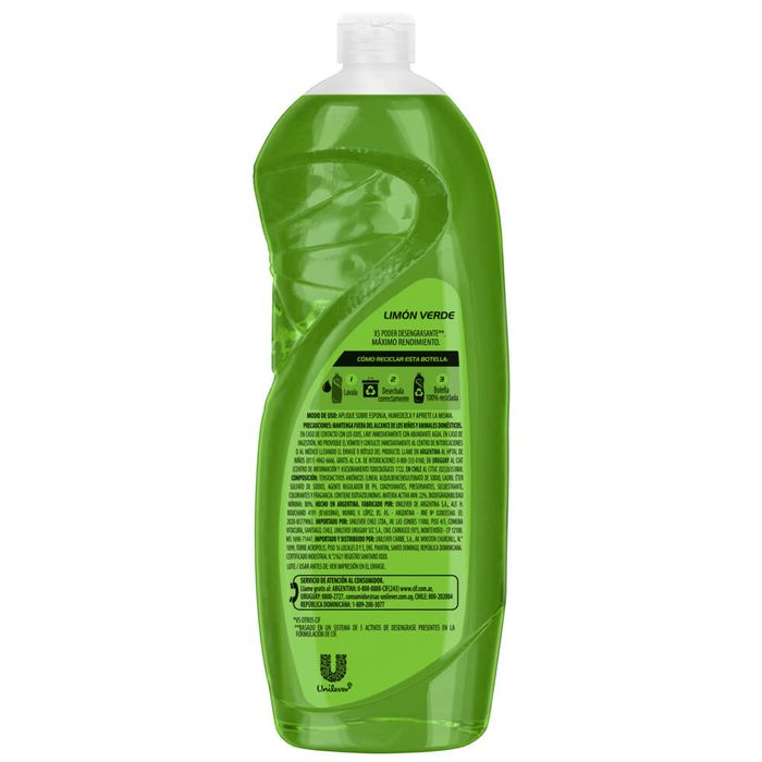 Detergente CIF Active gel limón verde 300 ml - devotoweb