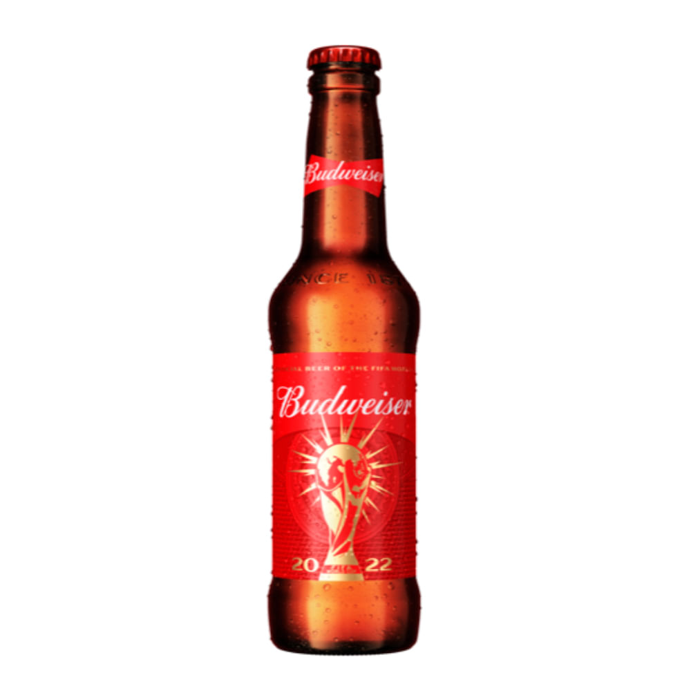 Cerveza BUDWEISER edición mundial 355ml - devotoweb
