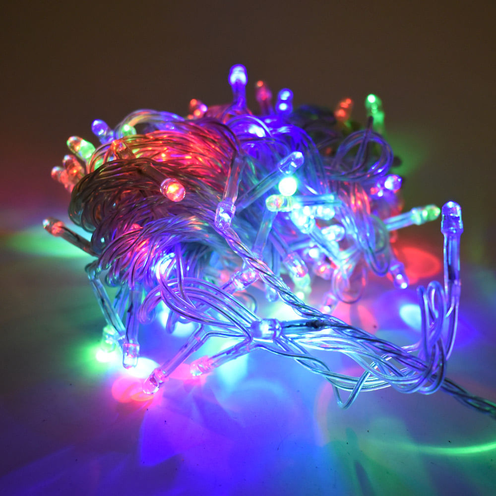 100 Luces led 2 colores - disco