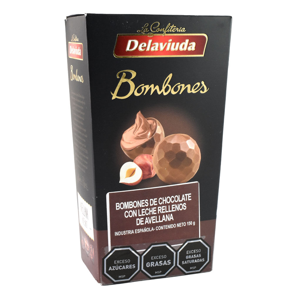 Bombones DELAVIUDA leche y avellanas 150 g - devotoweb