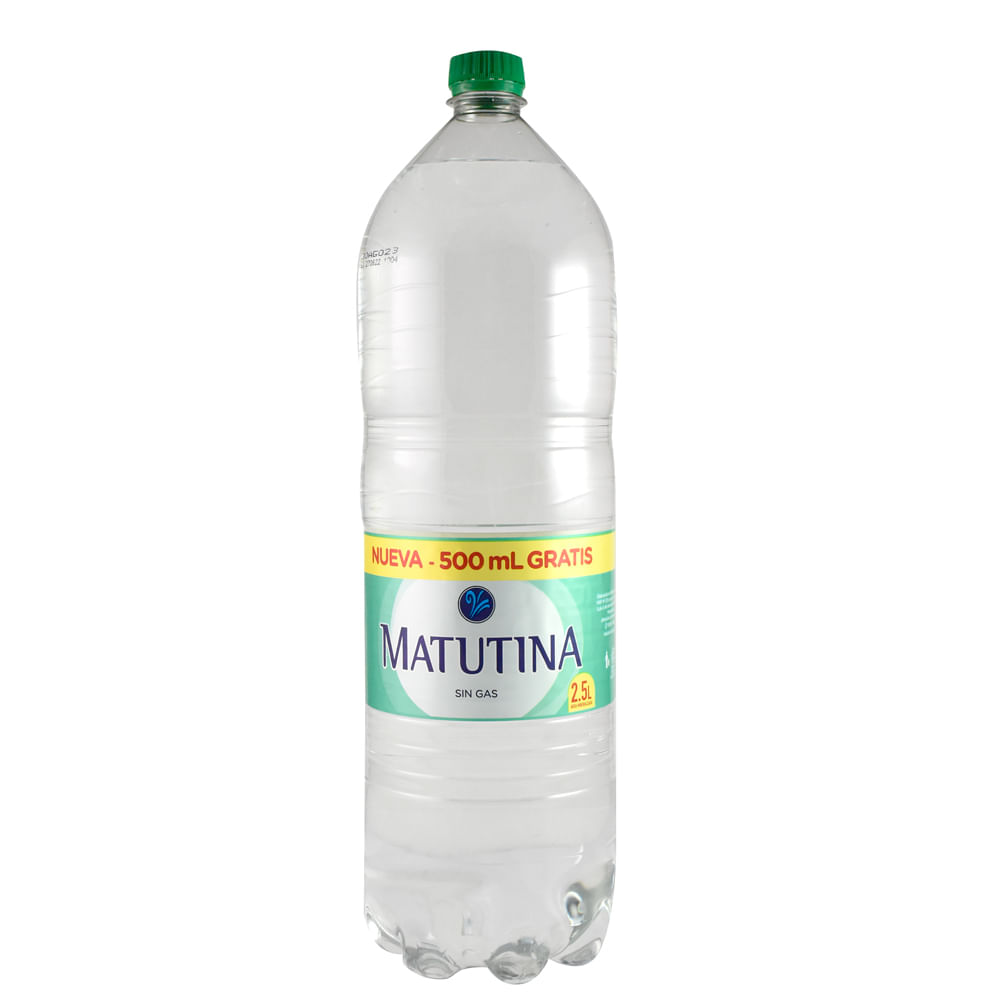 Agua MATUTINA sin gas 2,5 L - devotoweb