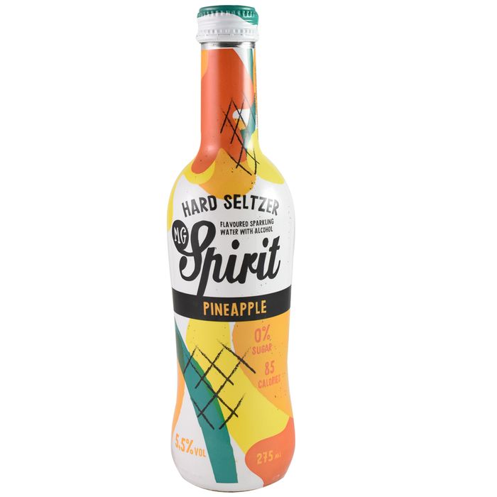 Bebida MG SPIRIT pineaple Hard Seltzer 275 ml - disco